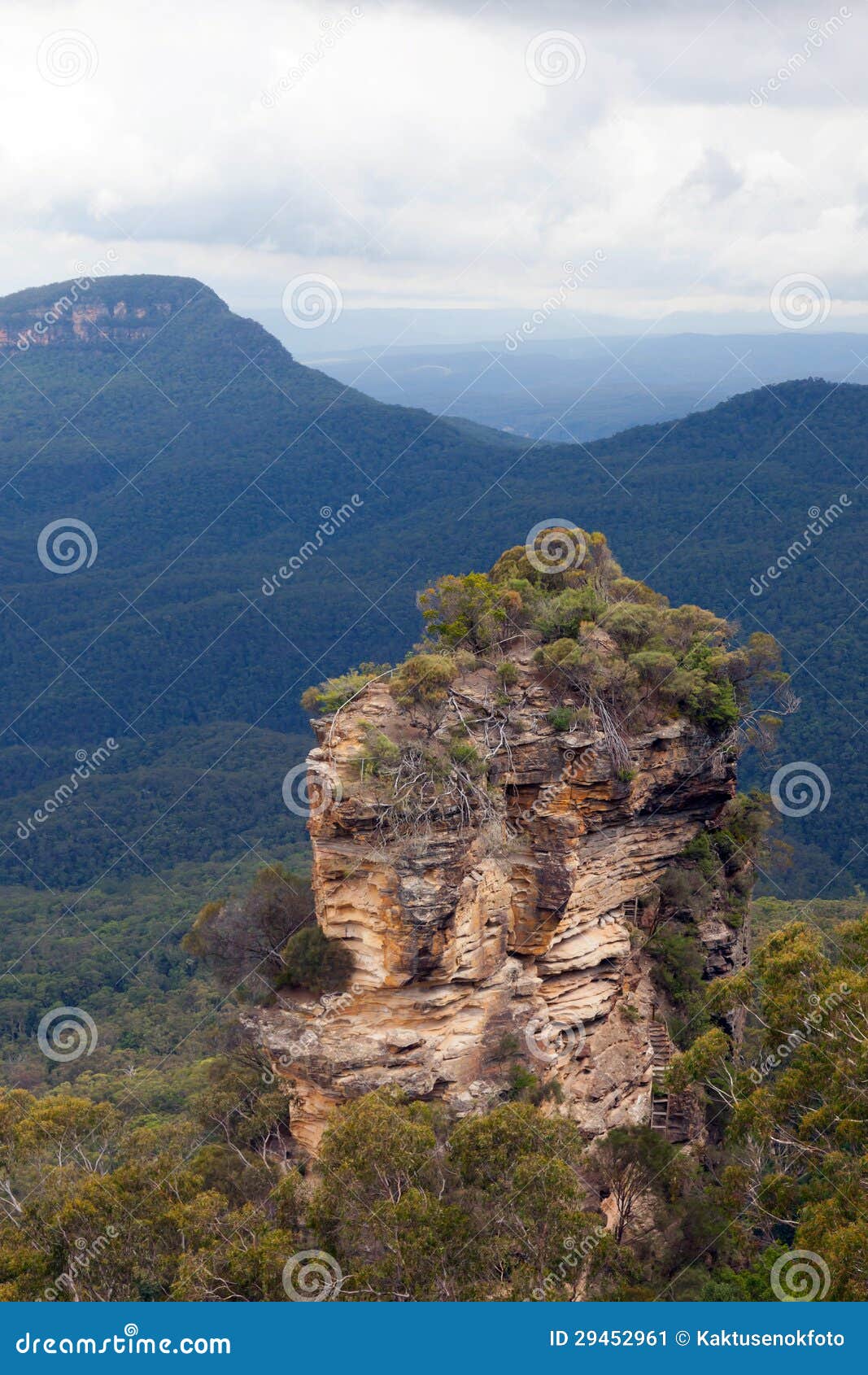 Rock in blue mountains stock image. Image of mountain - 29452961