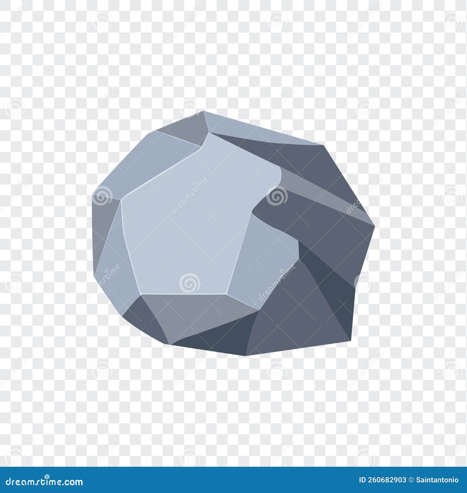 Rock Boulder. Natural Shape Stone Stock Vector - Illustration of icon ...