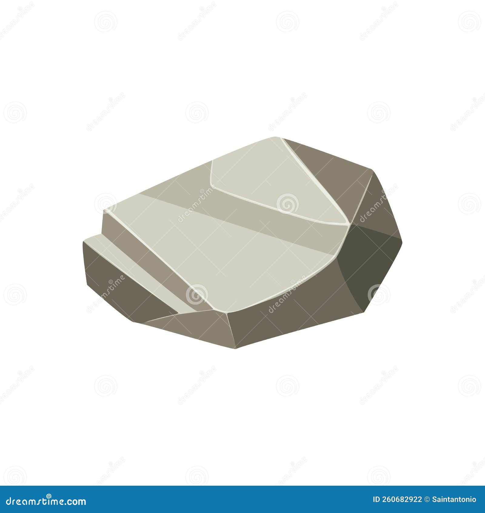 Rock Boulder. Natural Shape Stone Stock Vector - Illustration of design ...