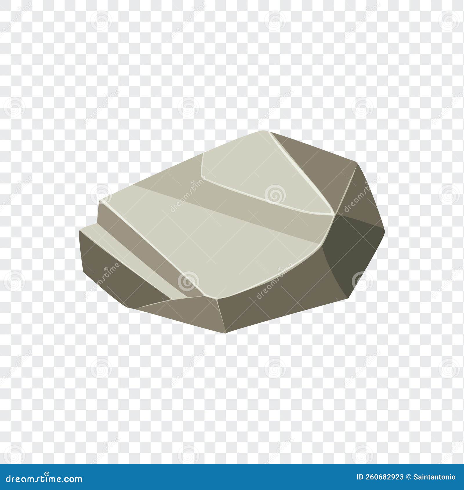 Rock Boulder. Natural Shape Stone Stock Vector - Illustration of large ...