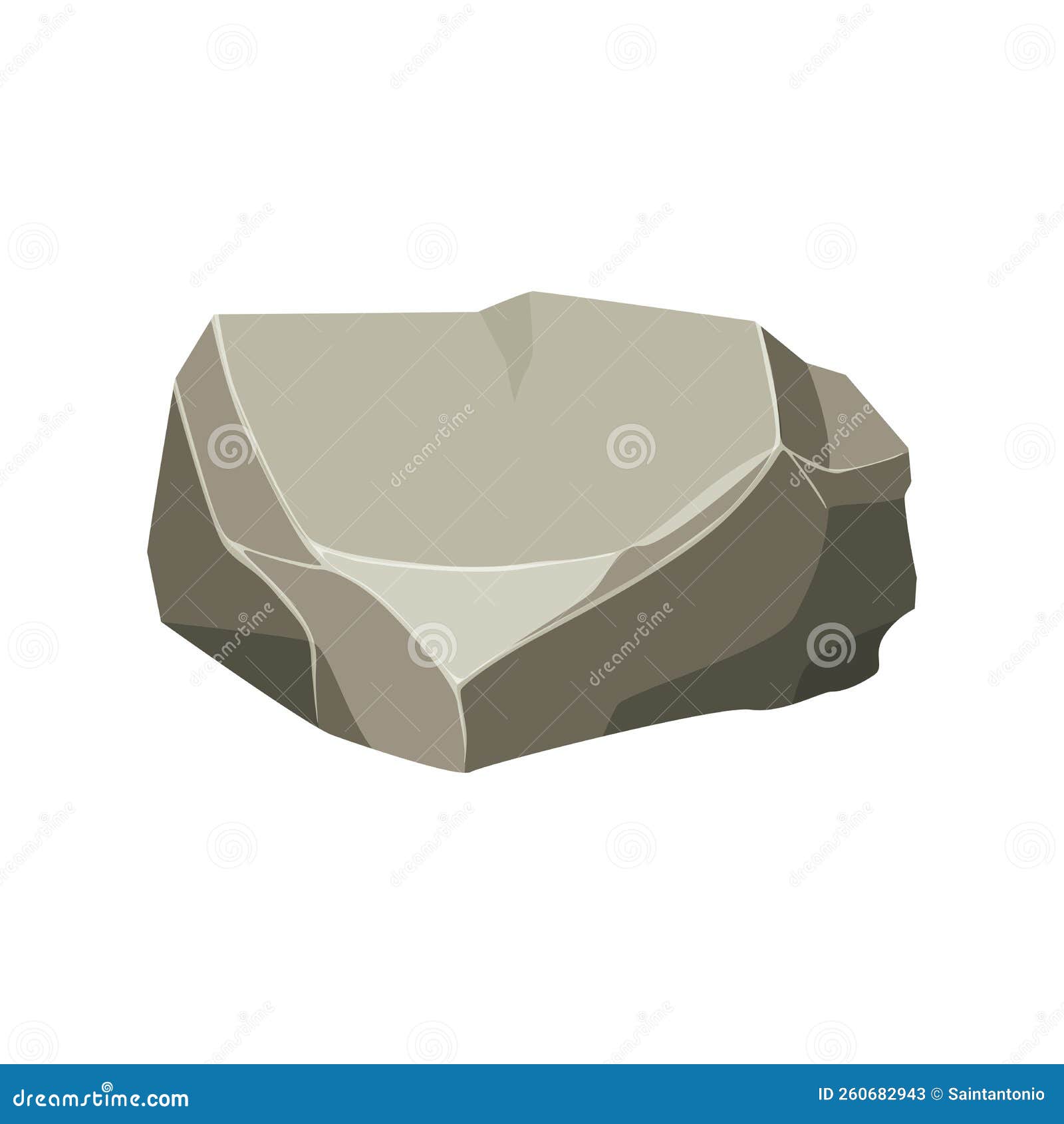 Rock Boulder. Natural Shape Stone Stock Vector - Illustration of group ...