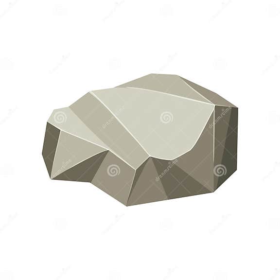 Rock Boulder. Natural Shape Stone Stock Vector - Illustration of ...