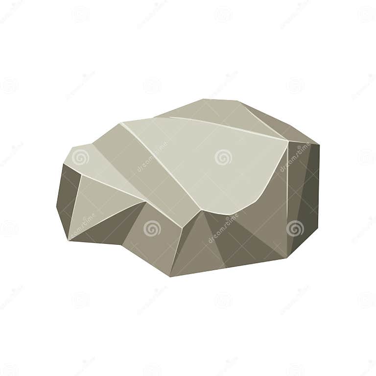 Rock Boulder. Natural Shape Stone Stock Vector - Illustration of ...