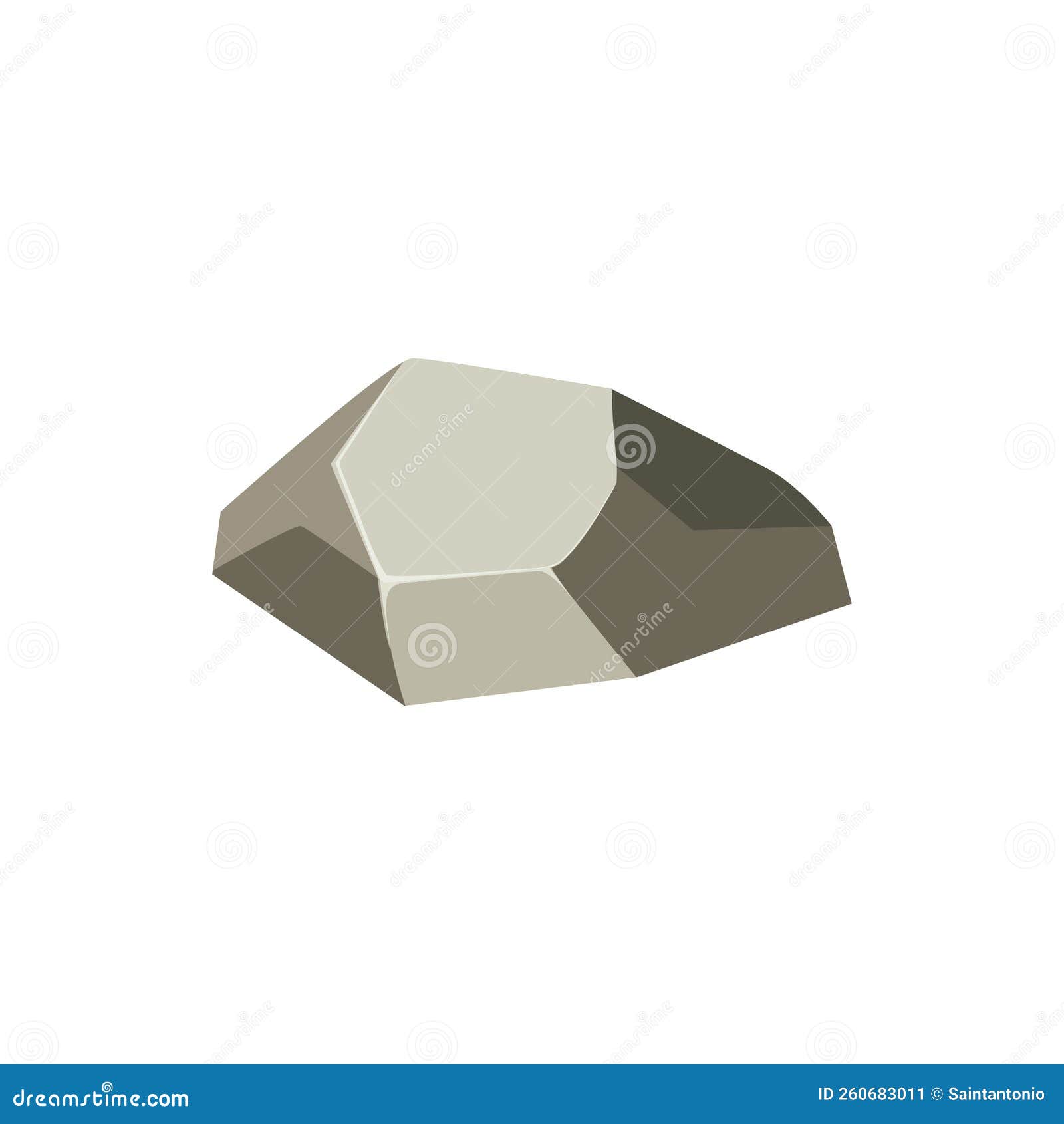 Rock Boulder. Natural Shape Stone Stock Vector - Illustration of coal ...