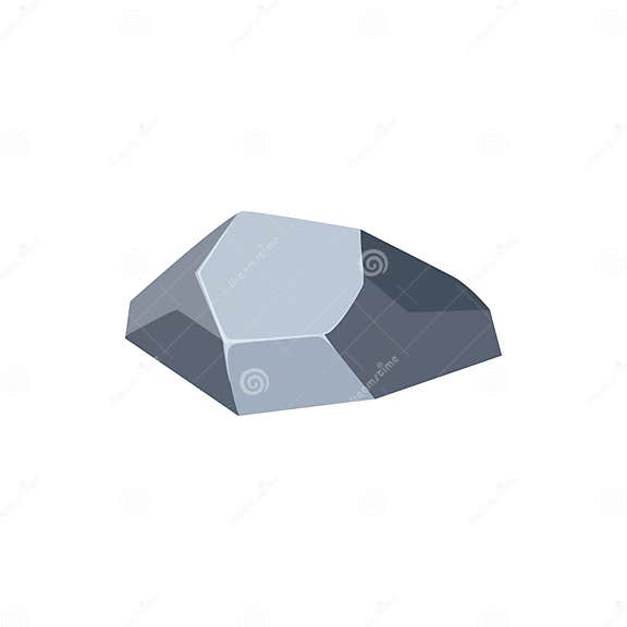 Rock Boulder. Natural Shape Stone Stock Vector - Illustration of object ...