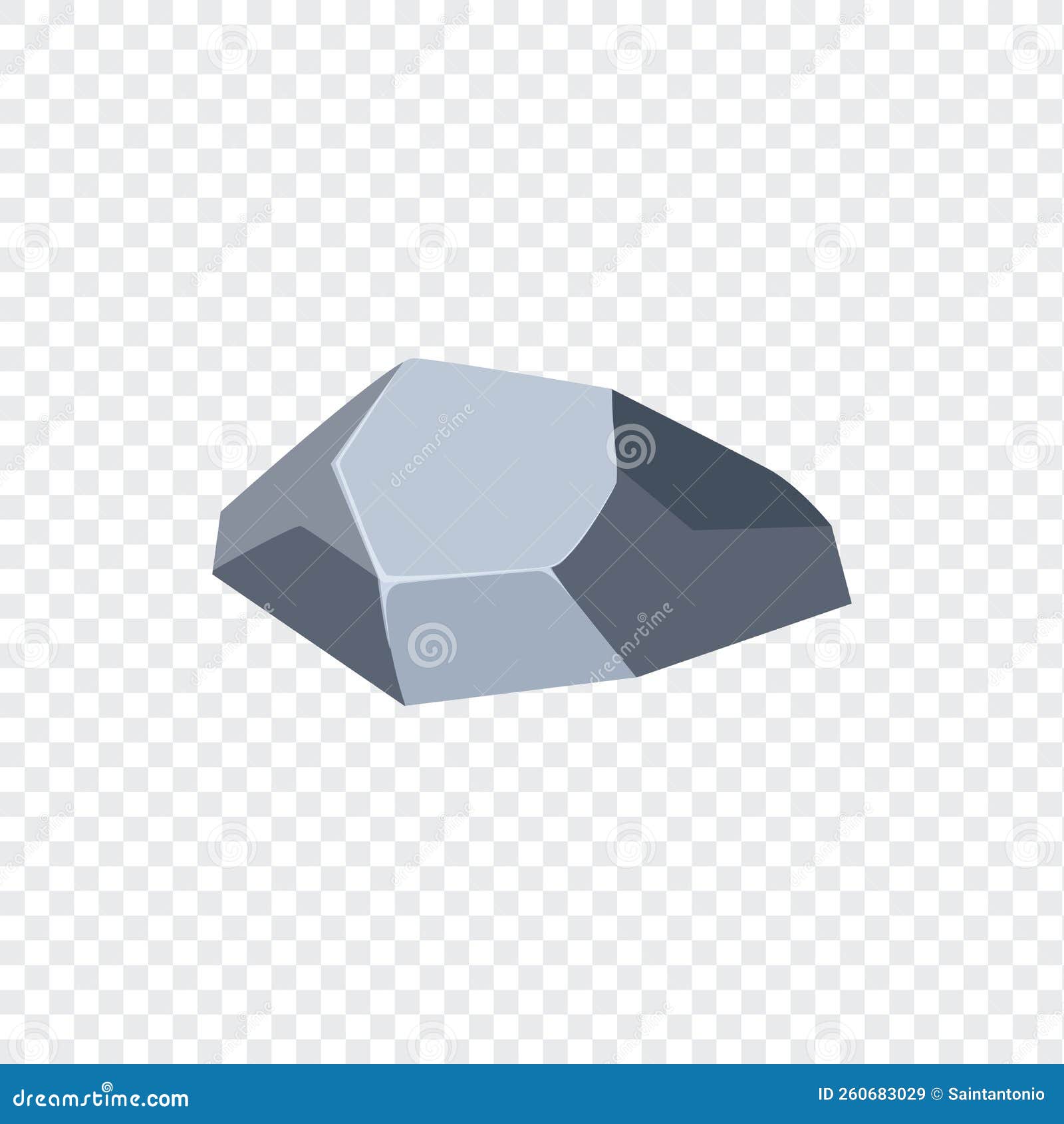 Rock Boulder. Natural Shape Stone Stock Vector - Illustration of ...