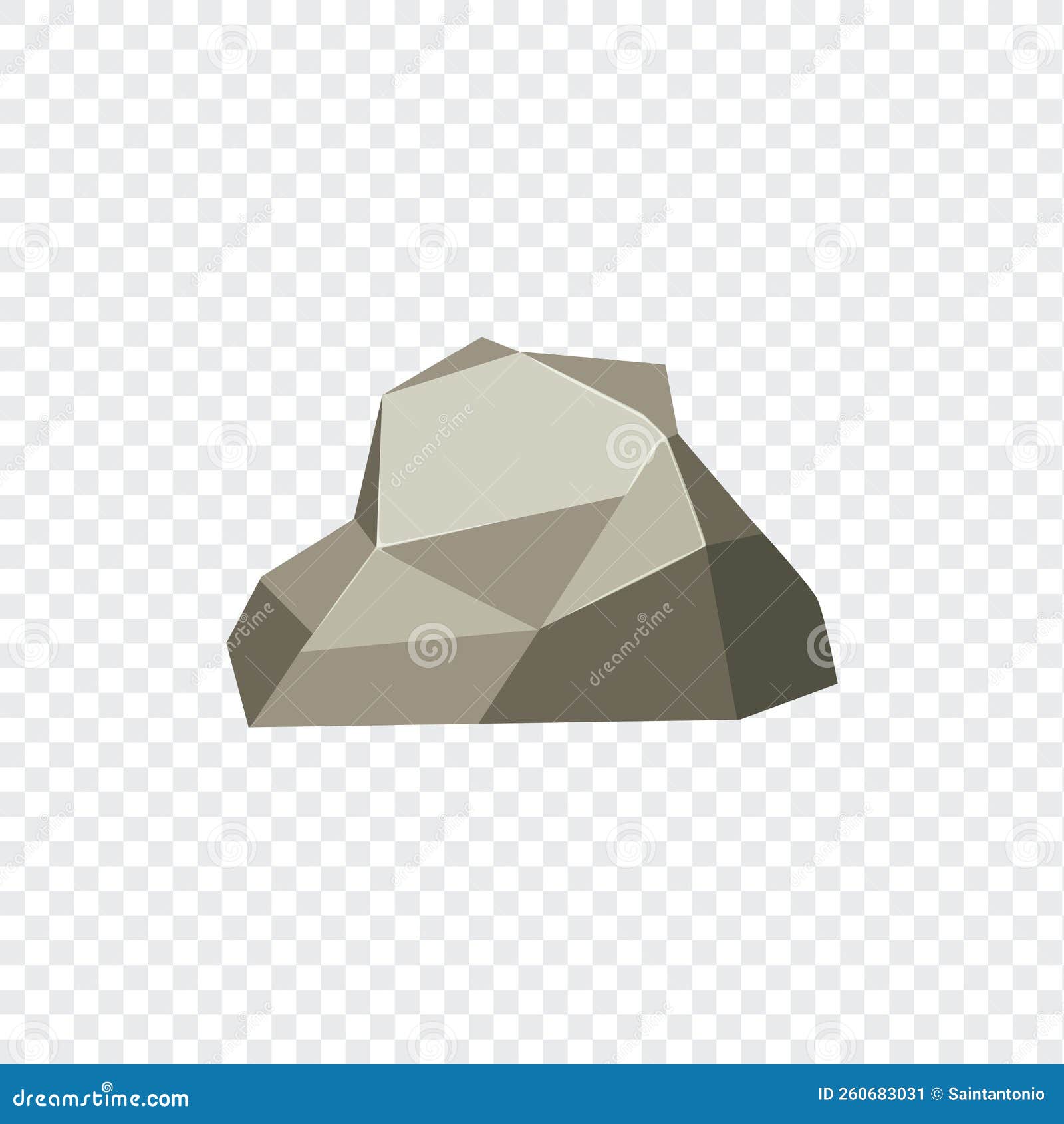 Rock Boulder. Natural Shape Stone Stock Vector - Illustration of ...
