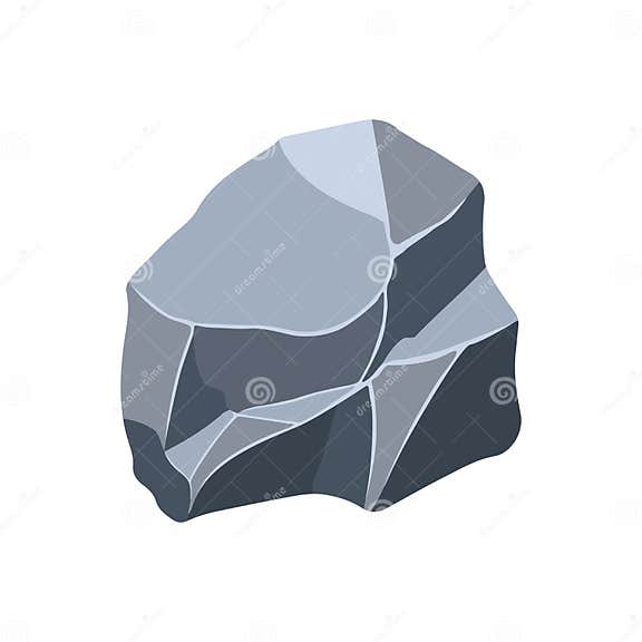 Rock Boulder. Natural Shape Stone Stock Vector - Illustration of nature ...