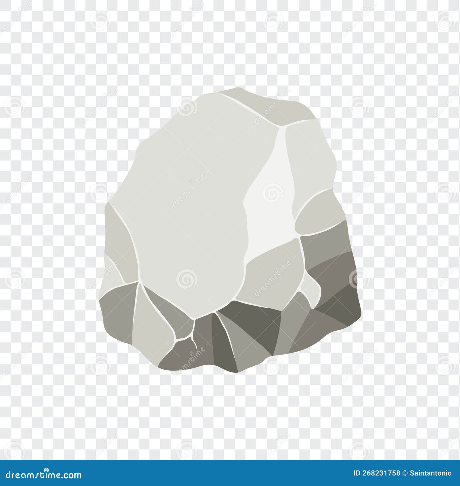 Rock Boulder. Natural Shape Stone Stock Vector - Illustration of pile ...