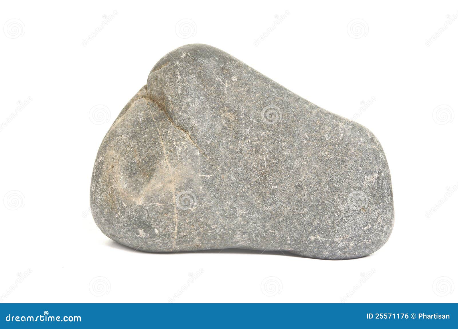 Rock boulder on white stock photo. Image of pebble, rock - 25571176