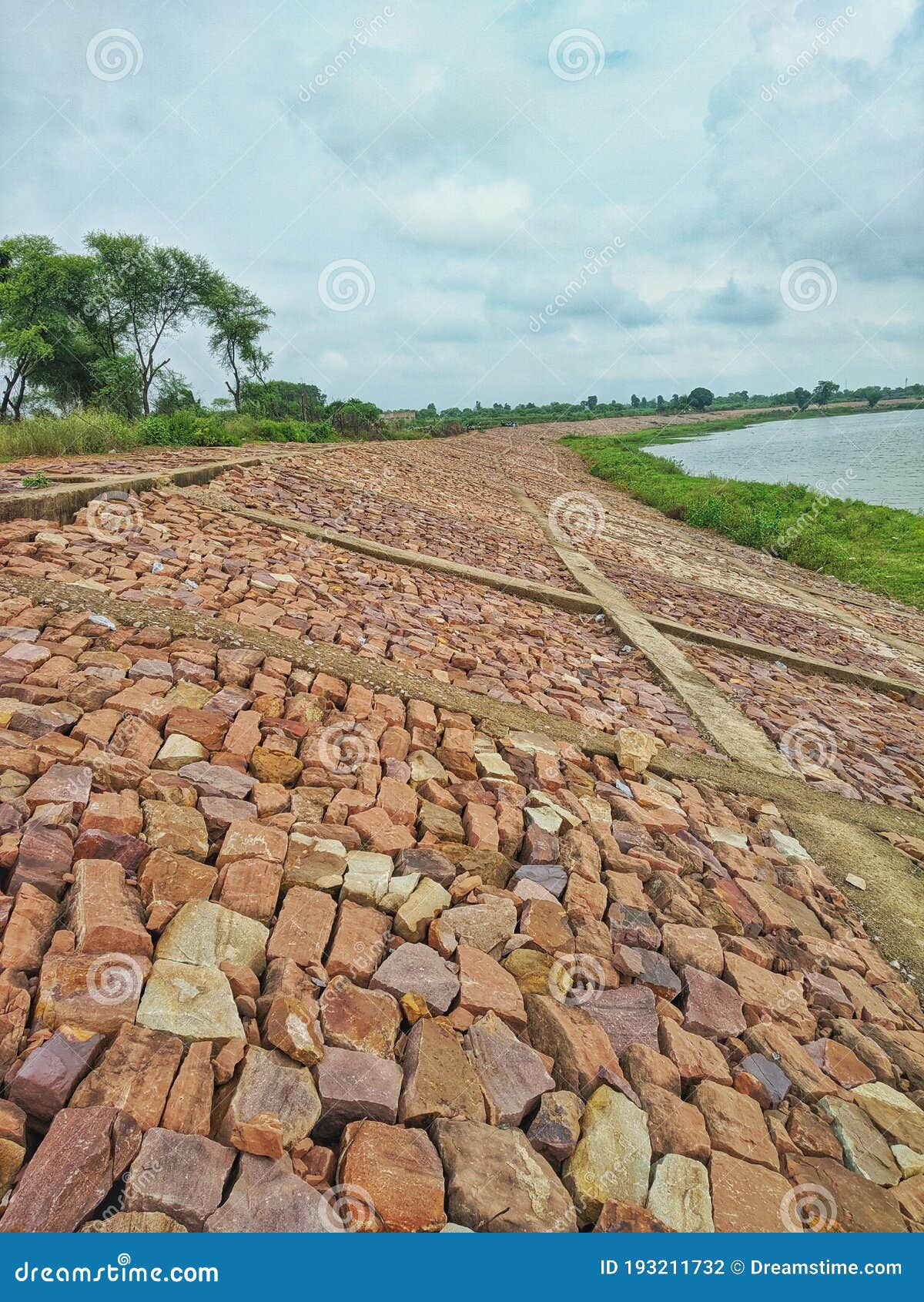 Rock Boulders Slope in Ground Stock Photo - Image of collections ...