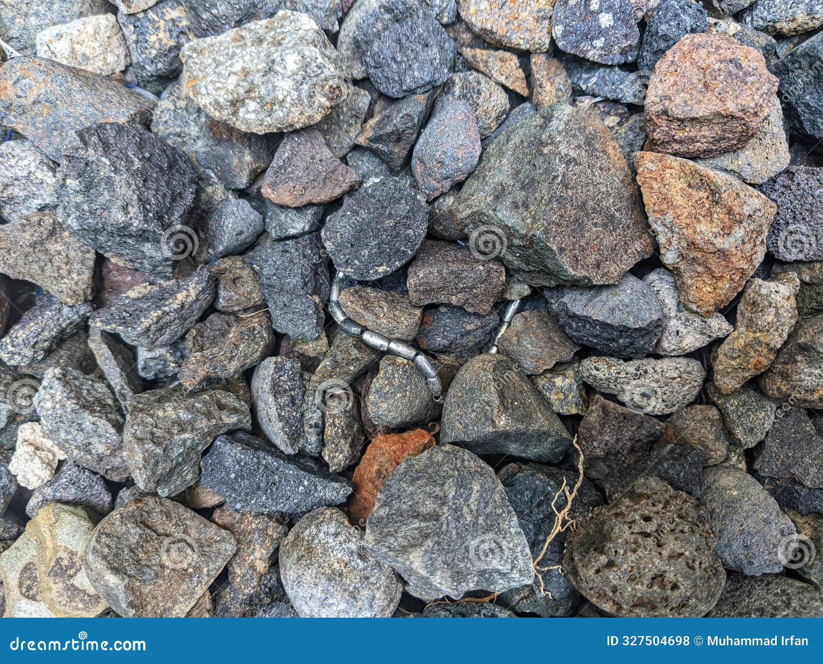 Rock that is Broken Down into Gravel Stock Photo - Image of outdoor ...