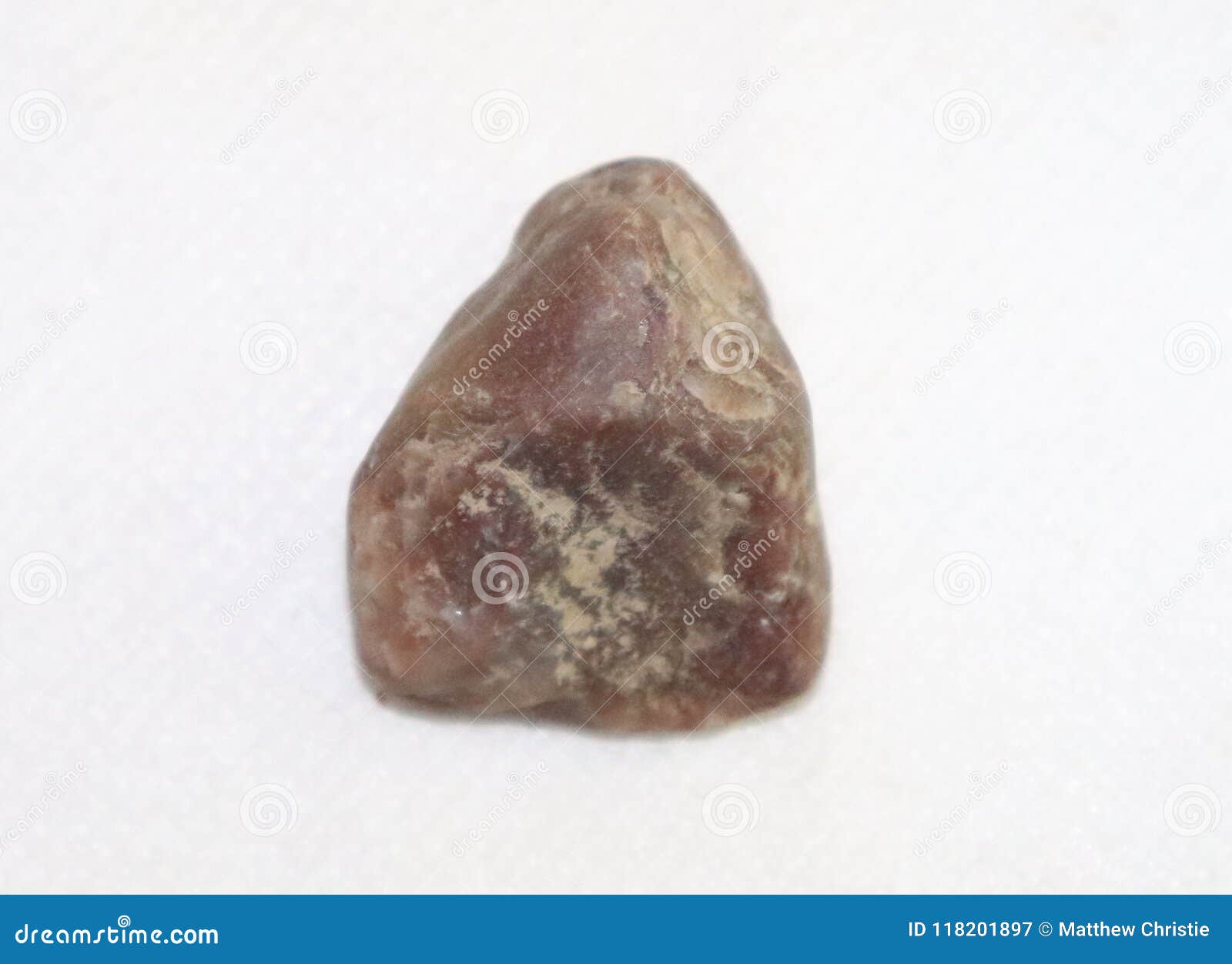 Rock, Brownish, Multicolored, Odd Shape, White Background Stock Image ...