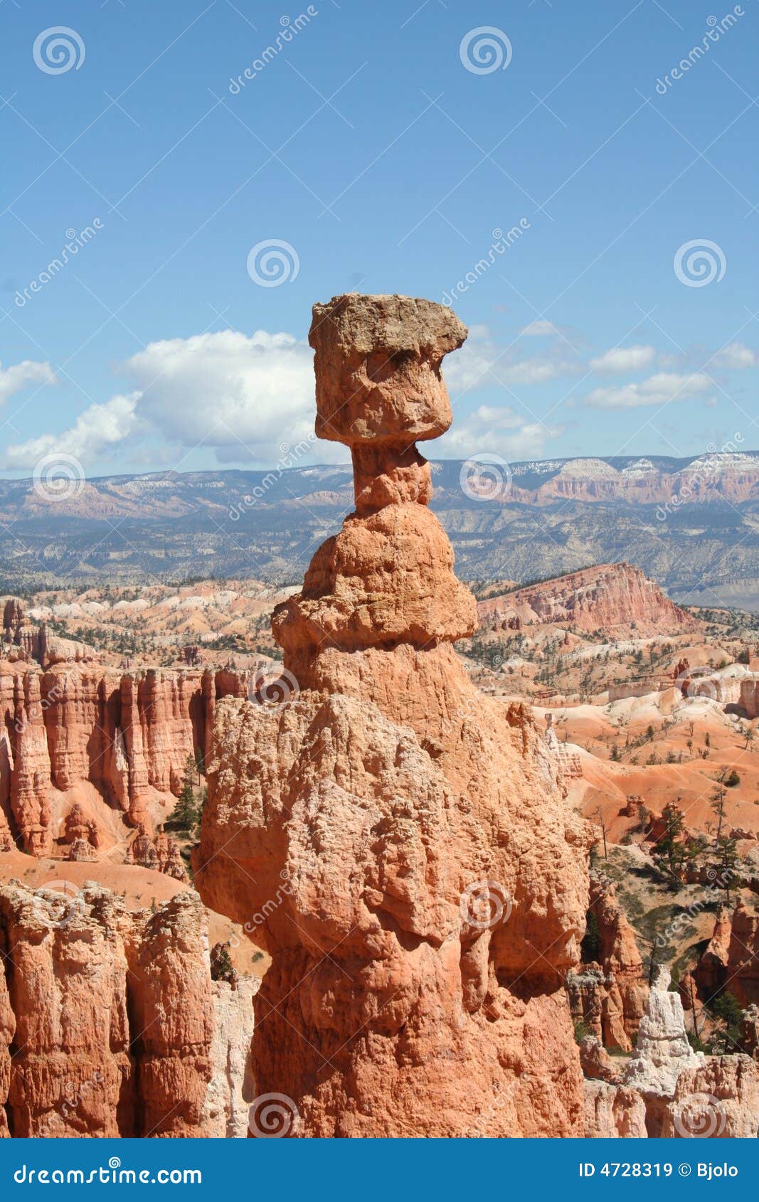 Rock in Bryce Canyon National Park Stock Image - Image of tourist, rock ...