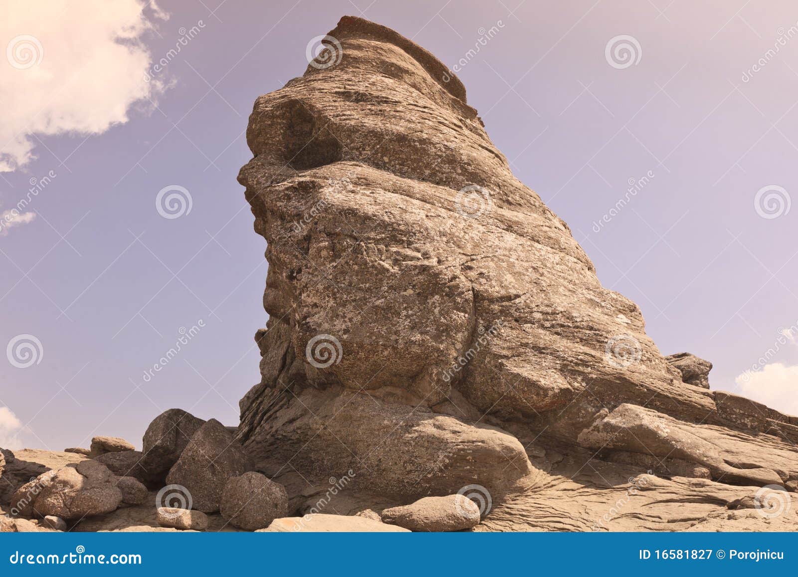 Rock in the Bucegi Mountains Stock Image - Image of outgrowth ...