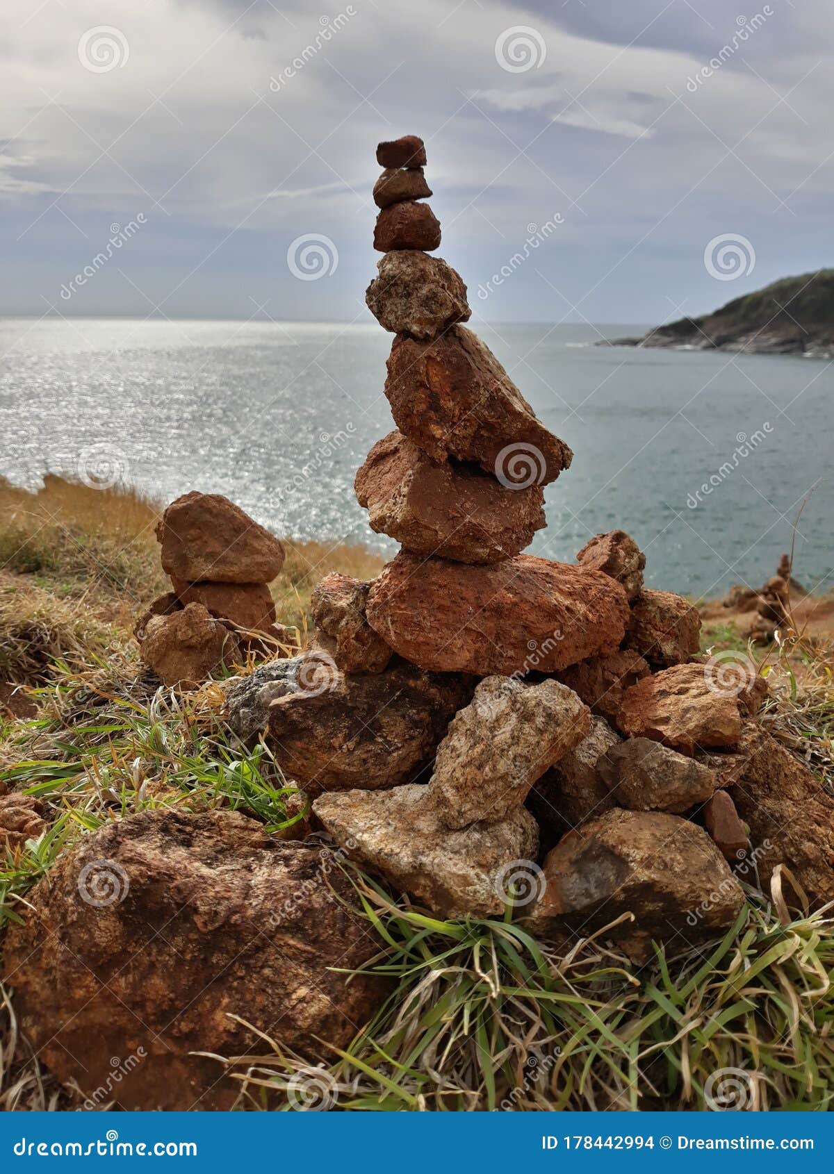 Rock building on the cliff stock photo. Image of autumn - 178442994