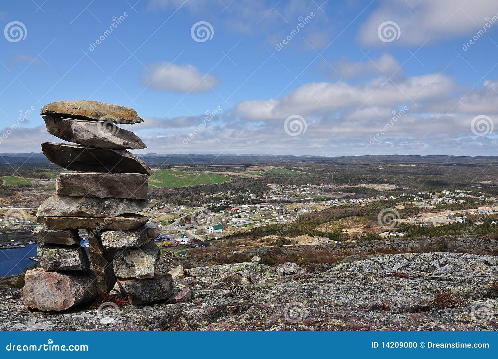 Rock Cairn In Newfoundland Picture. Image: 14209000
