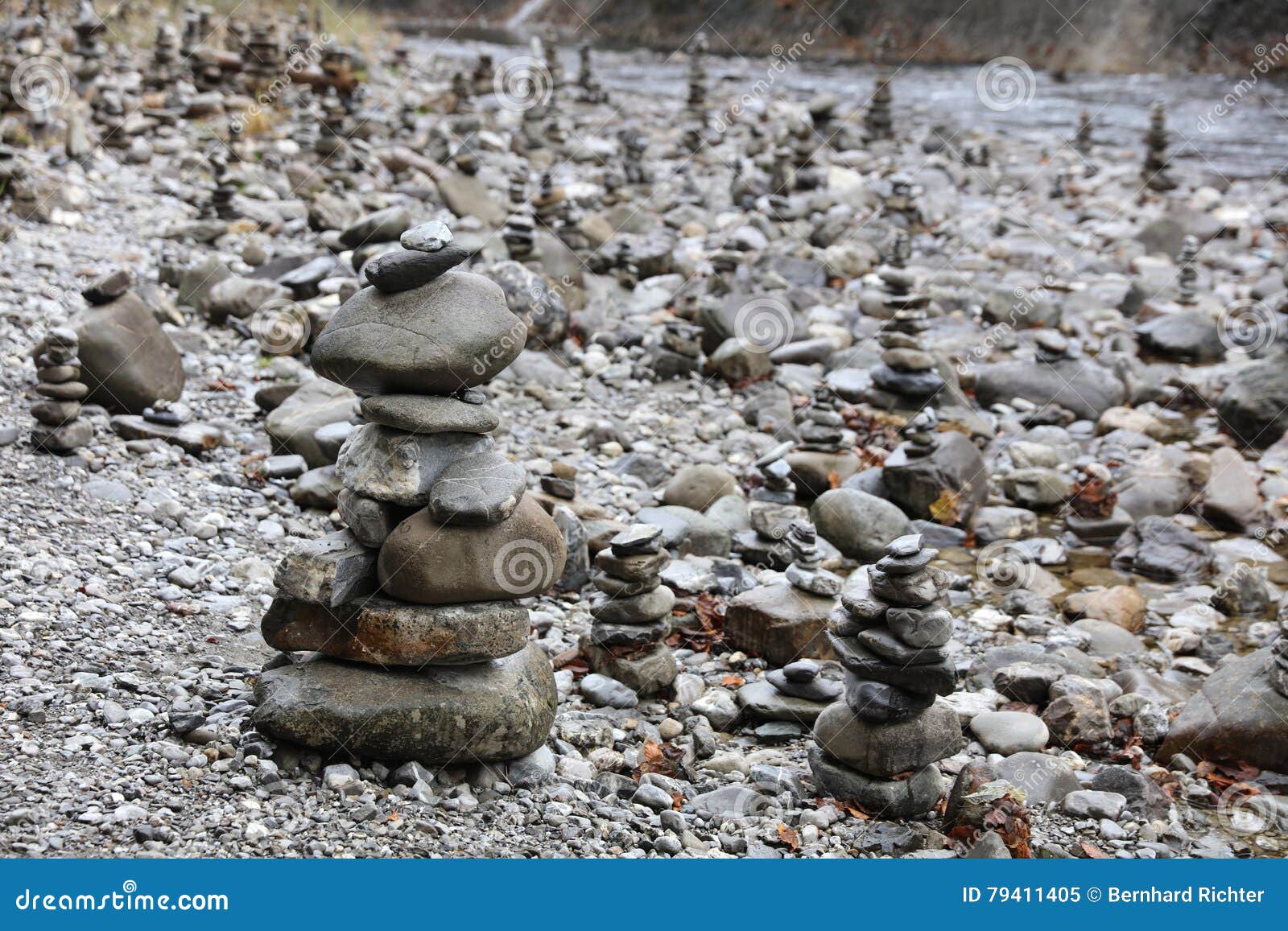 Rock Cairns stock image. Image of european, range, mountains - 79411405