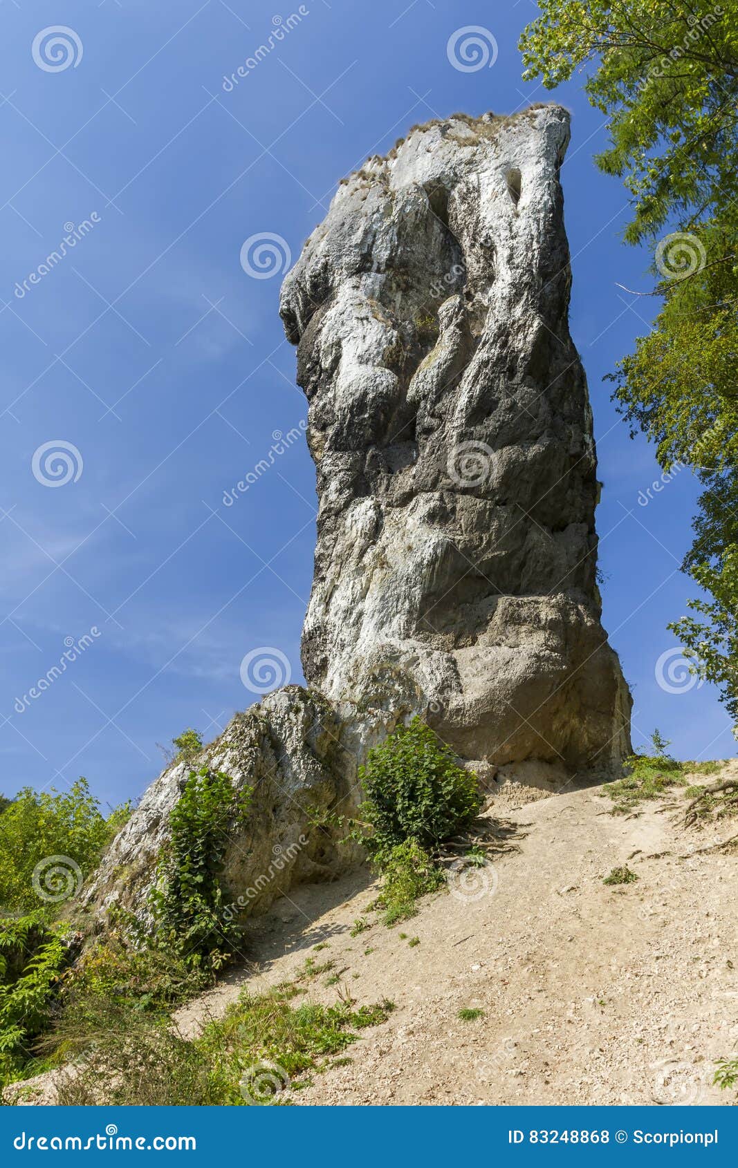 The rock called stock photo. Image of blue, herkulesa - 83248868