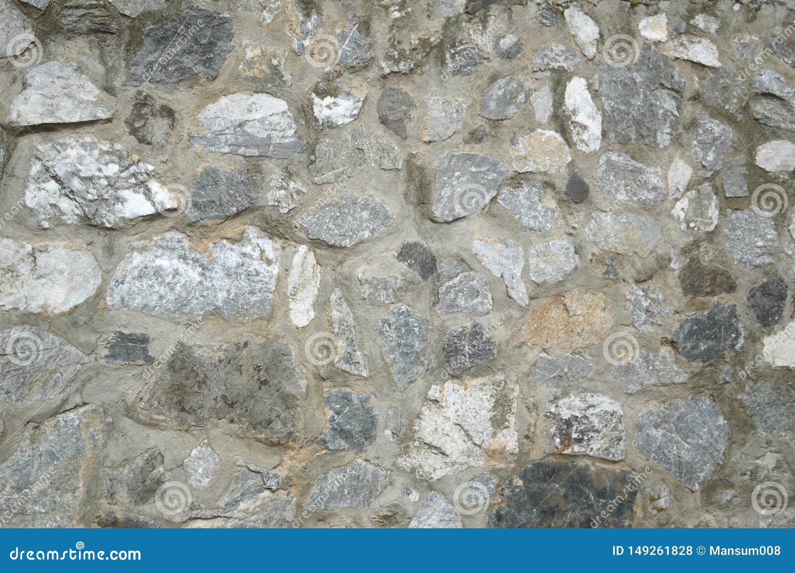 Rock On Cement Wall Texture Stock Photography | CartoonDealer.com ...