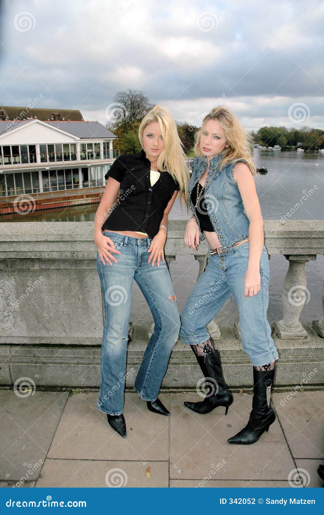 Rock Chicks stock photo. Image of chicks, blond, black - 342052