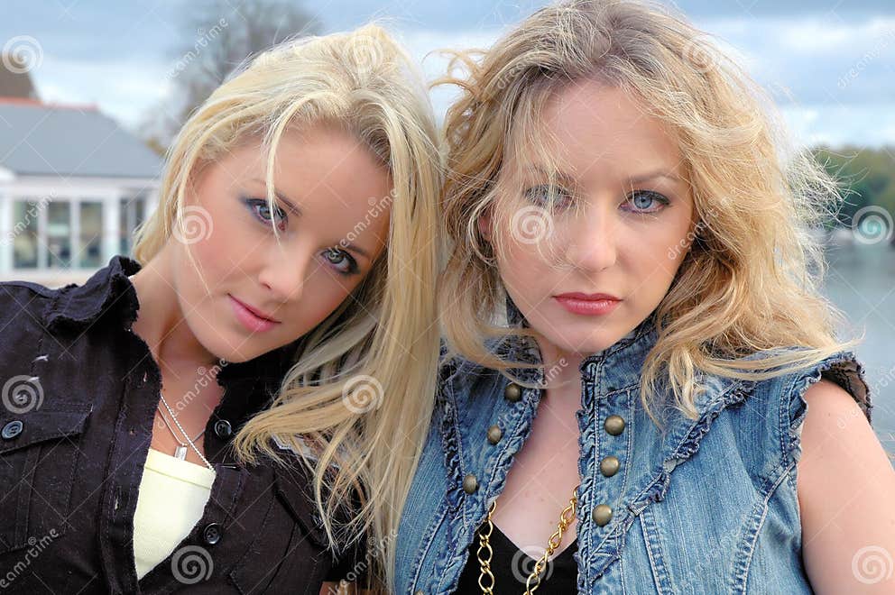 Rock chicks stock photo. Image of model, shitr, denim, blue - 342054