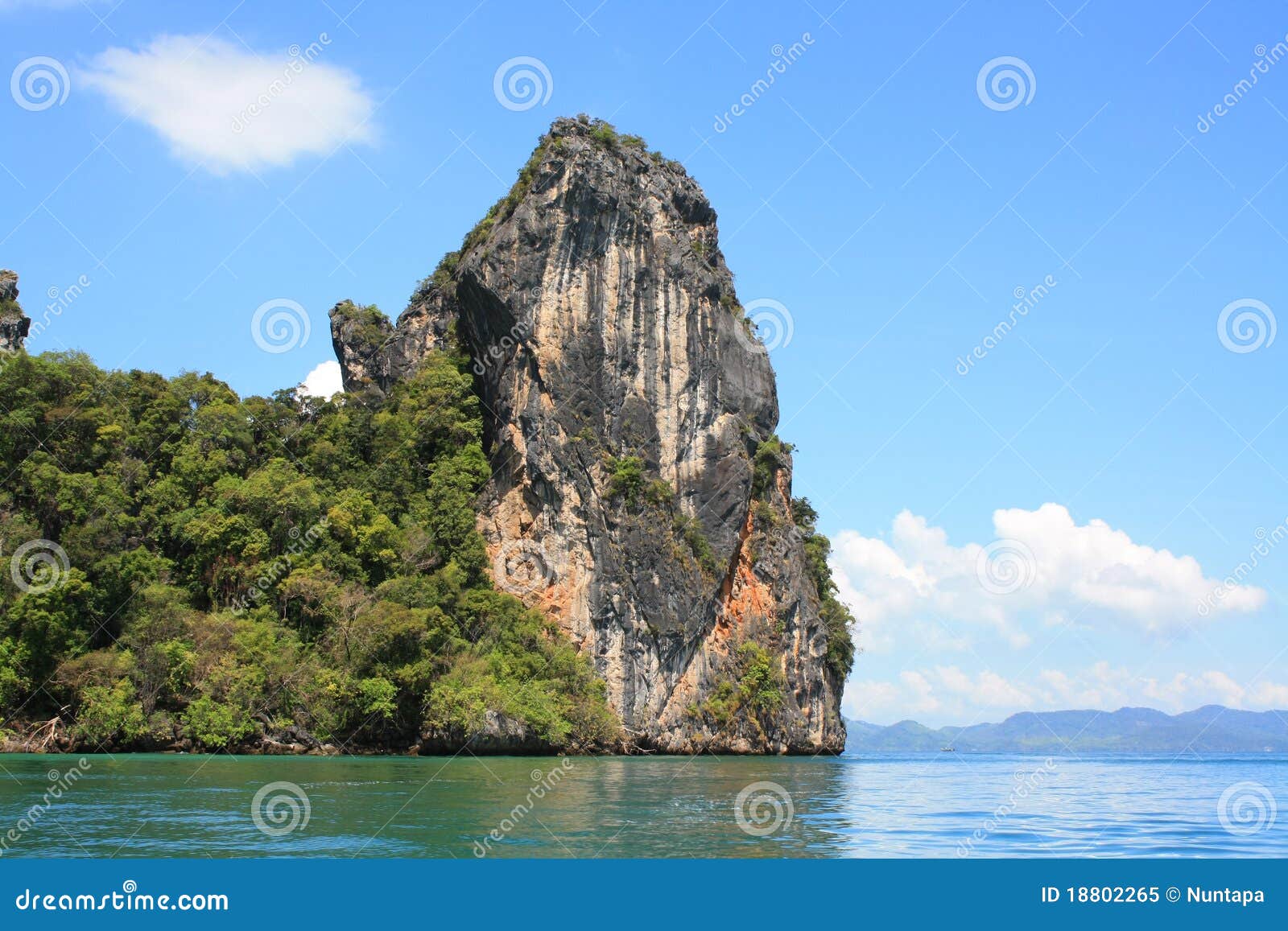 Rock cliff stock image. Image of outdoor, green, summer - 18802265