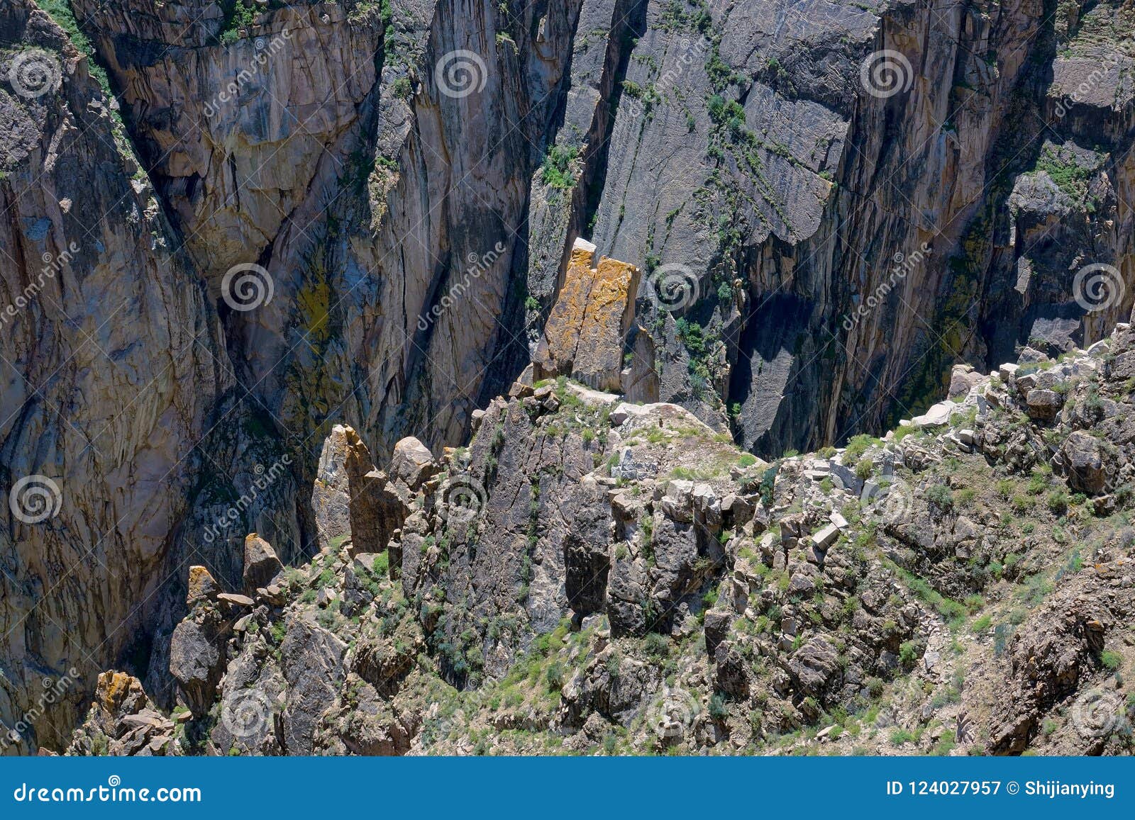 Rock cliff stock image. Image of scenery, abrupt, natural - 124027957