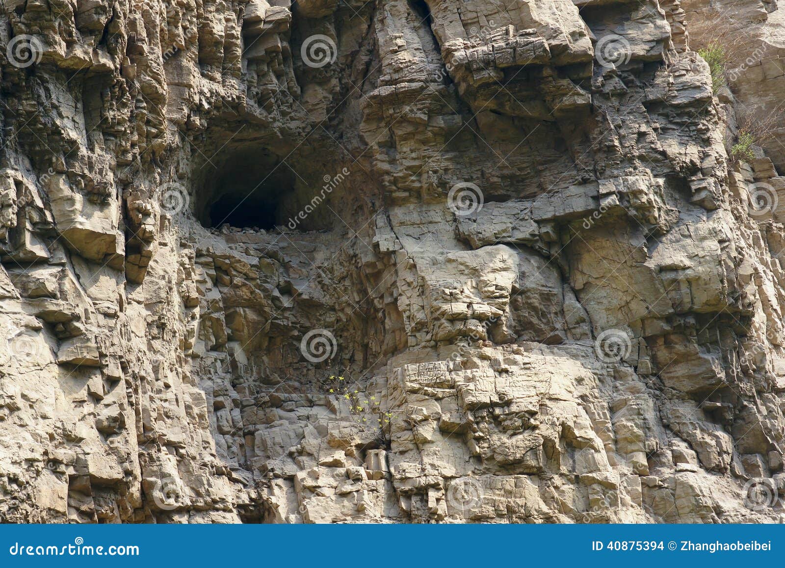 Rock cliff stock photo. Image of escarpment, barranca - 40875394