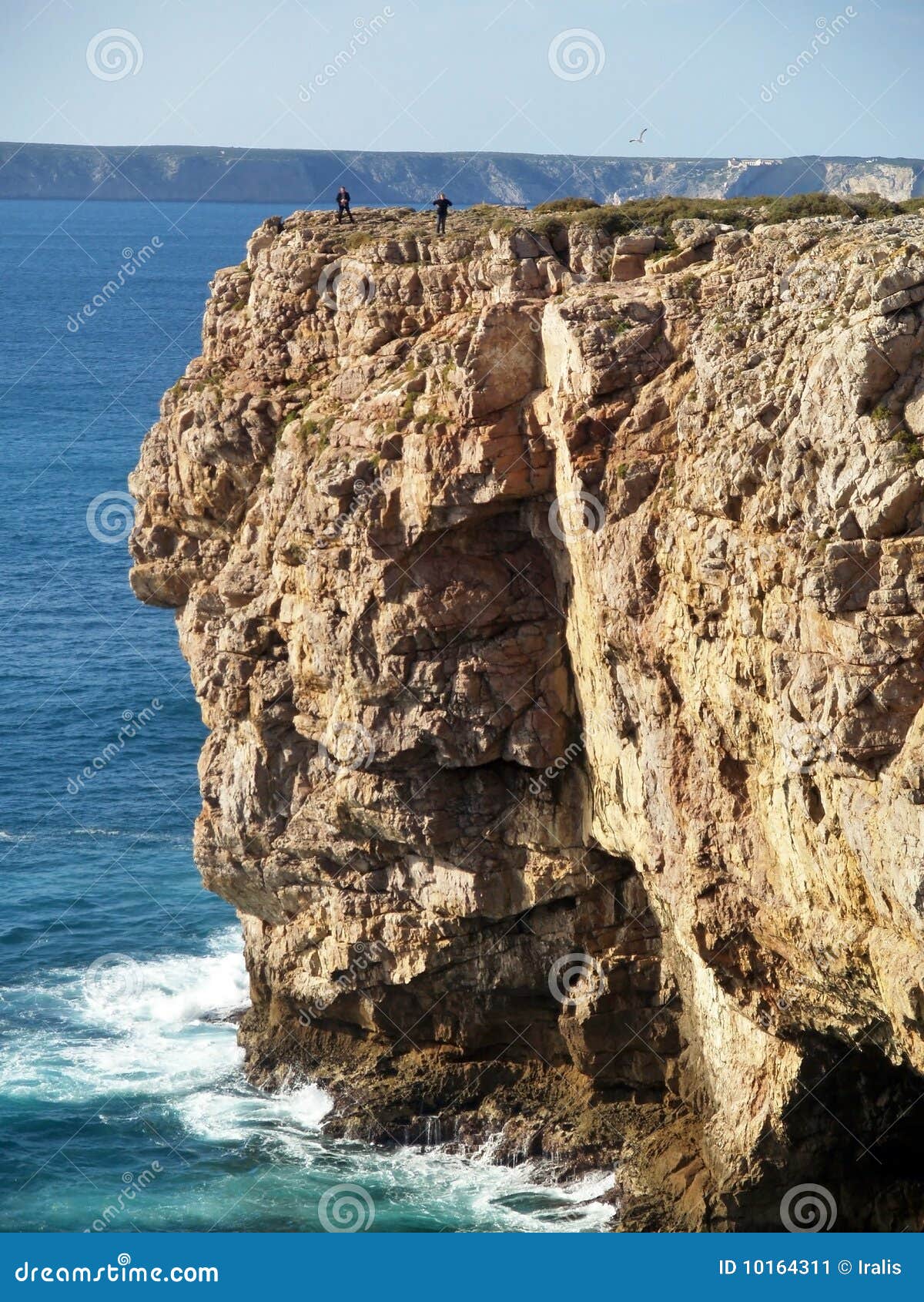 Rock cliffs 1 stock image. Image of sheer, stone, waves - 10164311