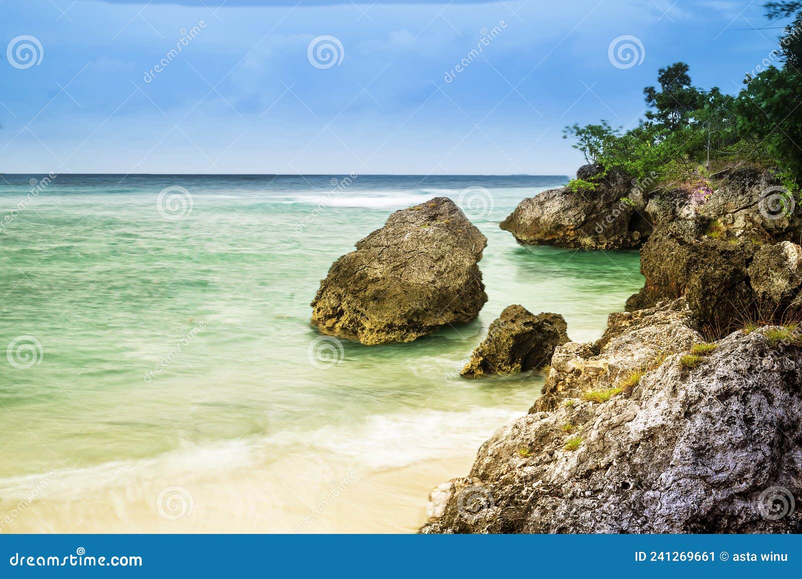 Rock Cliffs and Rock Debris on the Coast of the Desert Stock Image ...