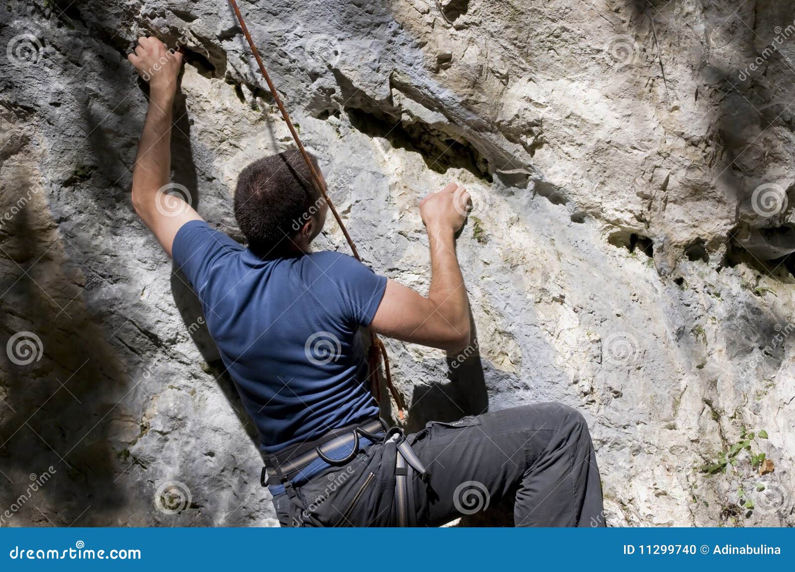 Rock climber stock photo. Image of girl, high, hand, outdoor - 11299740