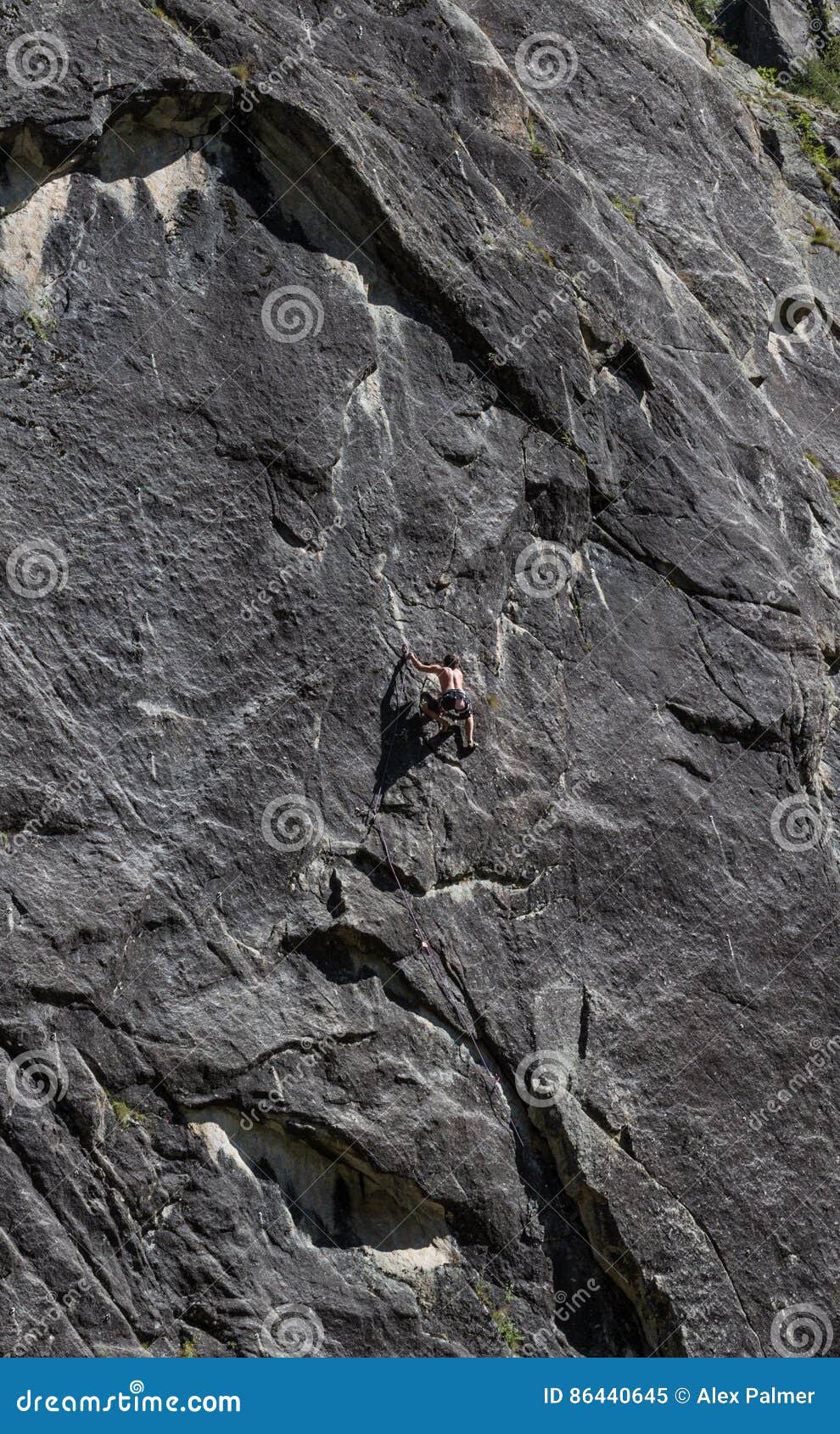 Rock Climber, French Alps editorial image. Image of rockclimber - 86440645