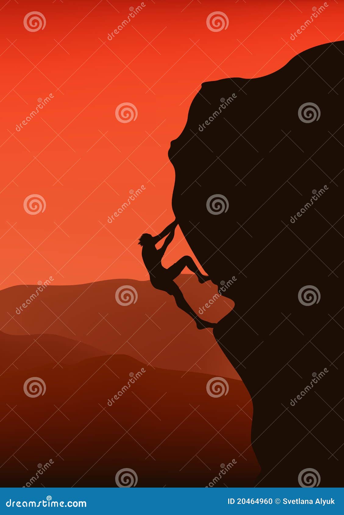 Boy Rock Climber Character, Cute Kid Climbing Wall On Ropes, Boy Doing ...