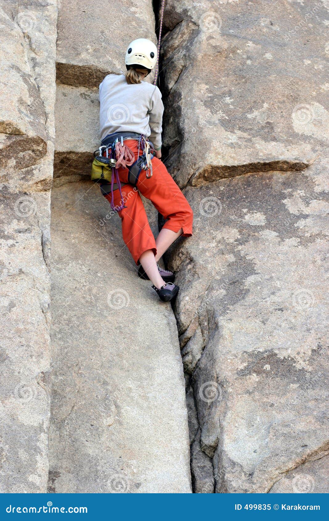 Rock climbing stock image. Image of woman, challenge, rock - 499835