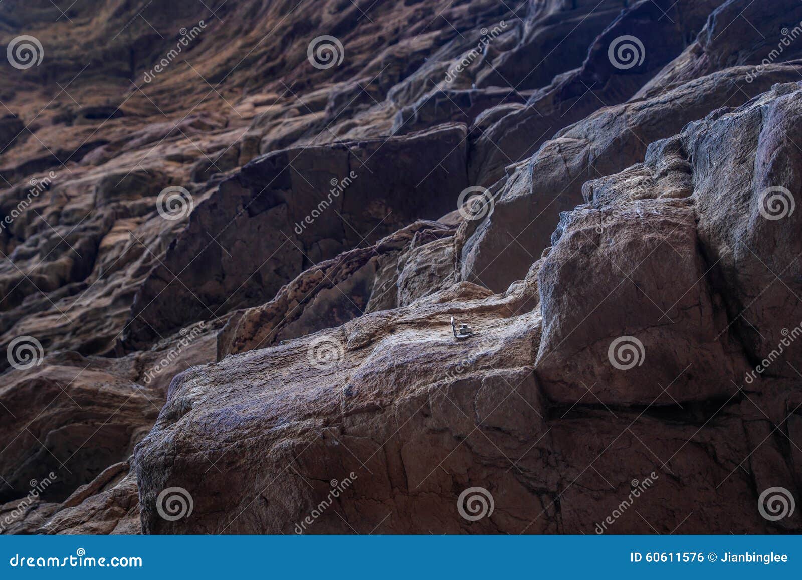 Rock climbing hooks stock photo. Image of steel, wall - 60611576