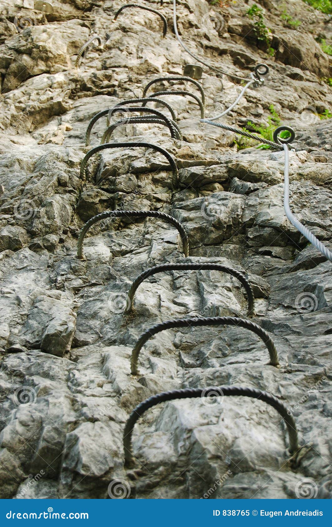 Rock climbing steps stock image. Image of hill, descend - 838765