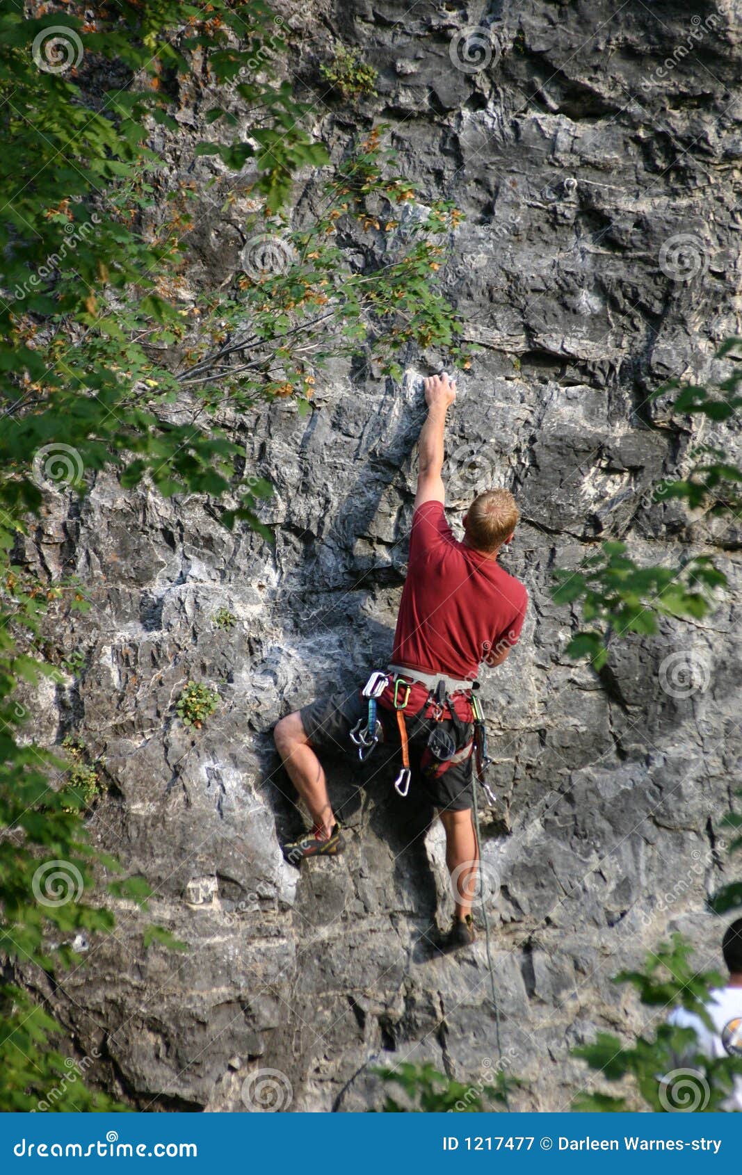 Rock Climbing in Utah stock image. Image of exploration - 1217477