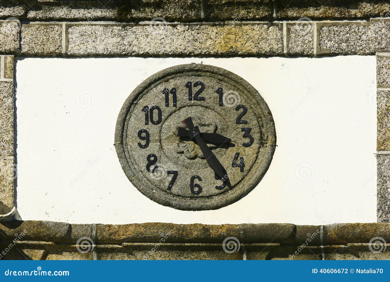 Rock Clock stock photo. Image of escape, rock, business - 40606672
