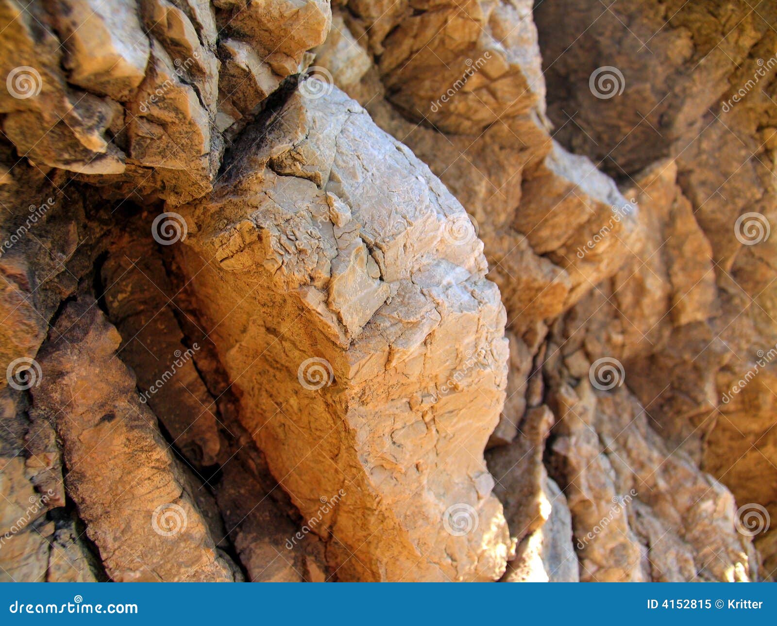 Rock closeup stock image. Image of sunny, solid, outdoor - 4152815