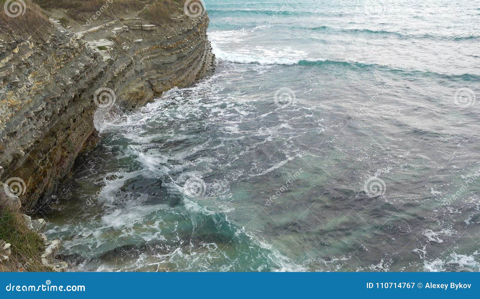 Coast and ocean waves. stock image. Image of shore, water - 110714767