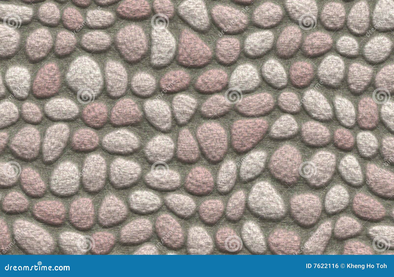 Rock Cobblestone Pavement stock illustration. Illustration of walk ...