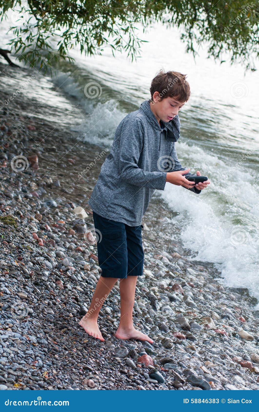 Rock collecting stock image. Image of recreation, summertime - 58846383