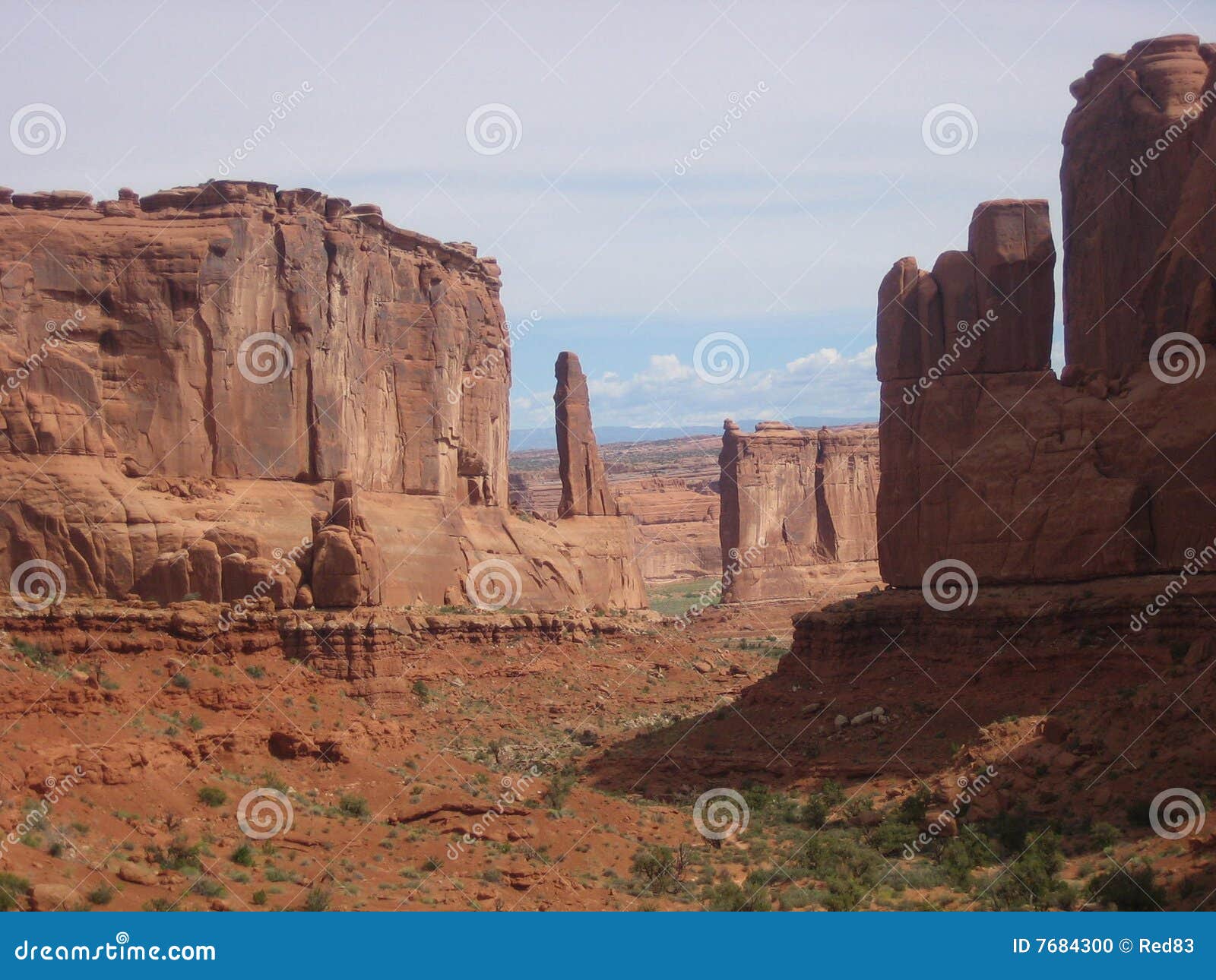 Rock Column stock photo. Image of high, time, arches, western - 7684300