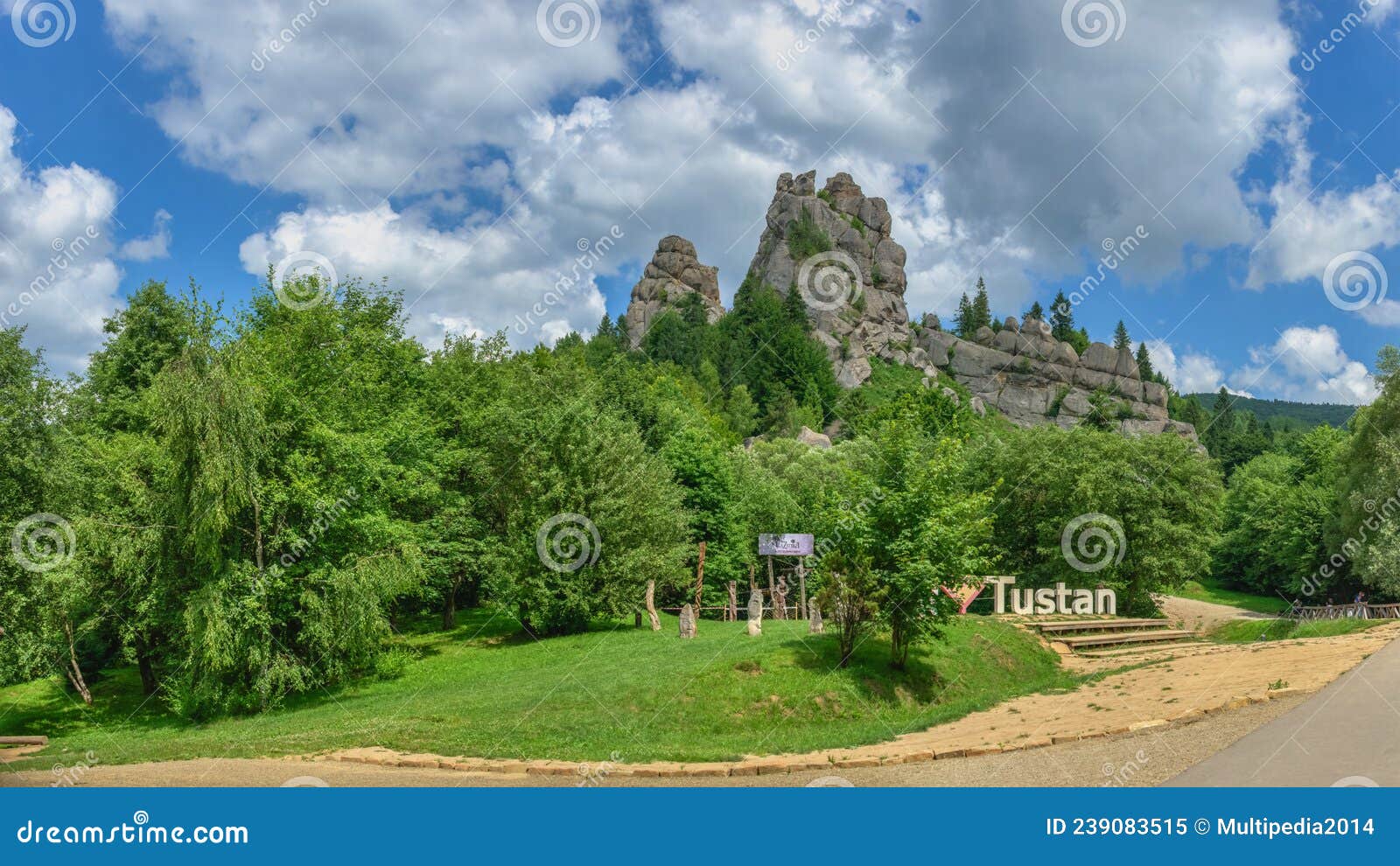 The Rock Complex of Tustan in Ukraine Stock Image - Image of travel ...