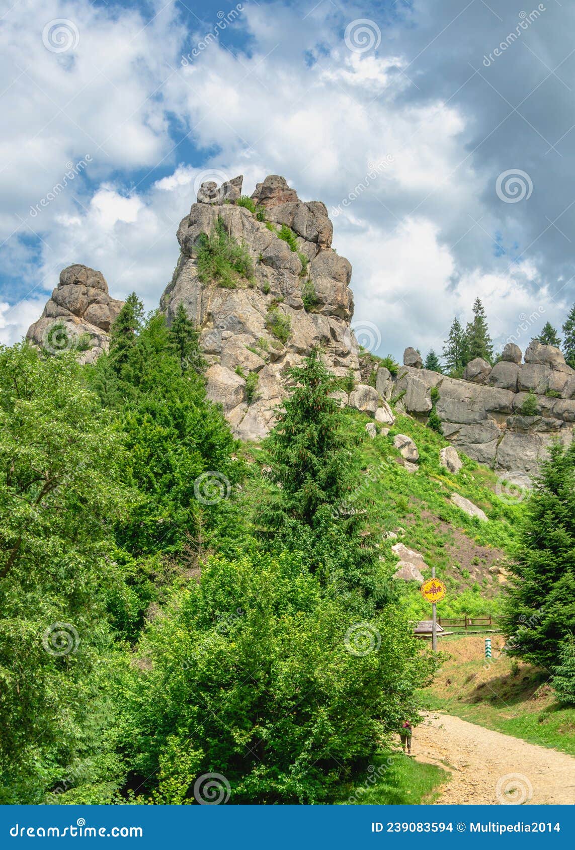 The Rock Complex of Tustan in Ukraine Stock Photo - Image of lviv ...