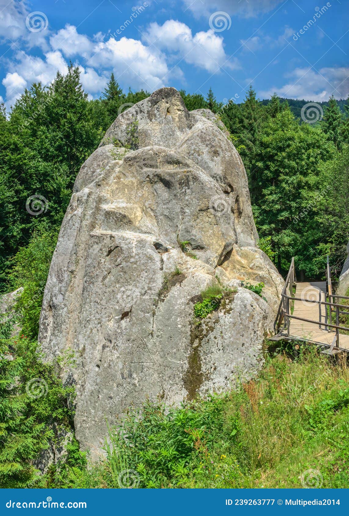 The Rock Complex of Tustan in Ukraine Stock Image - Image of region ...