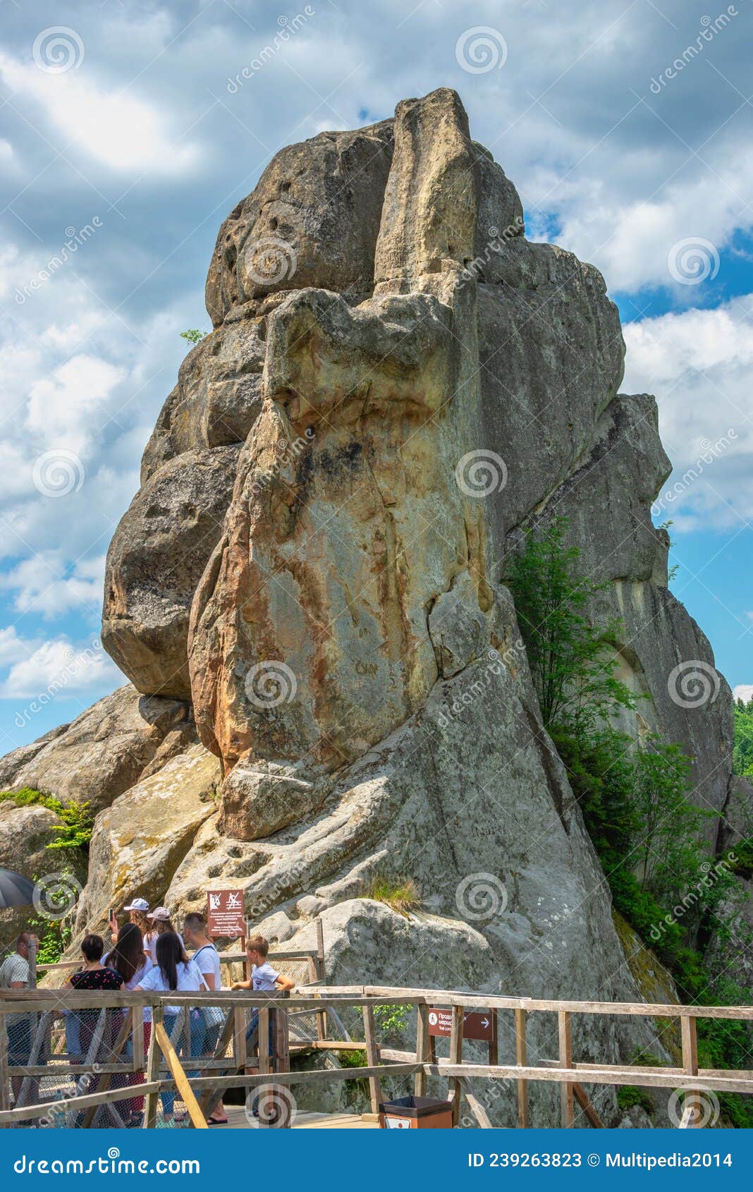 The Rock Complex of Tustan in Ukraine Editorial Stock Photo - Image of ...