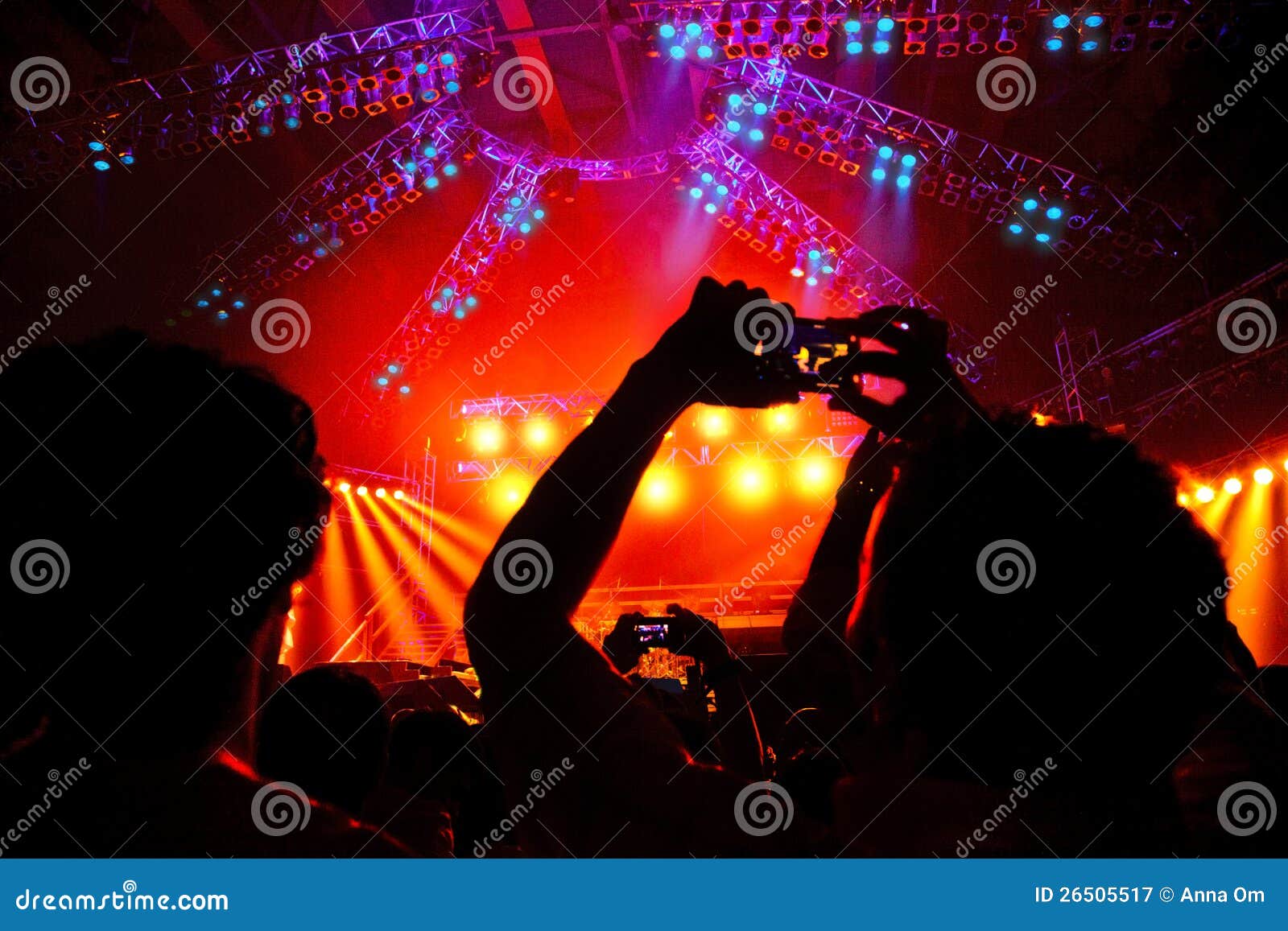 Rock concert stock image. Image of nightclub, bright - 26505517