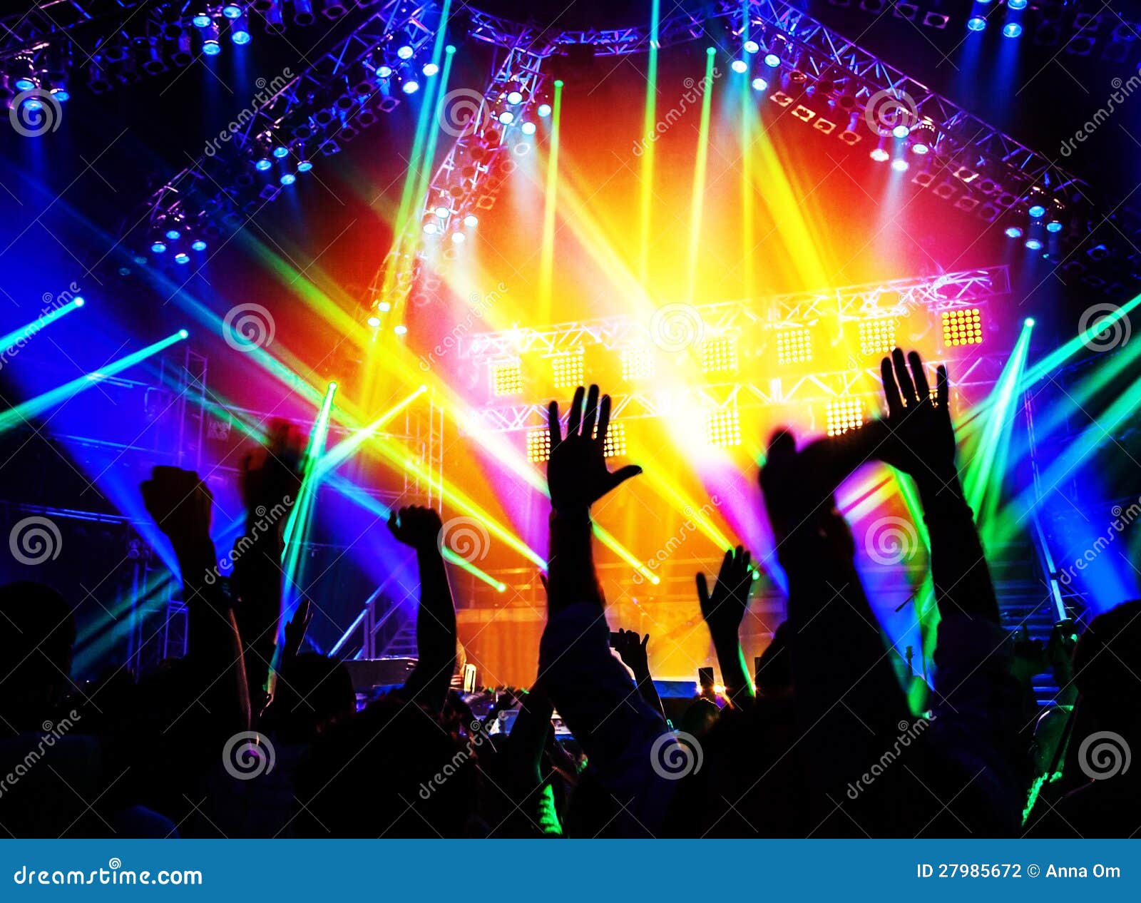 Rock concert stock photo. Image of concert, nightlife - 27985672